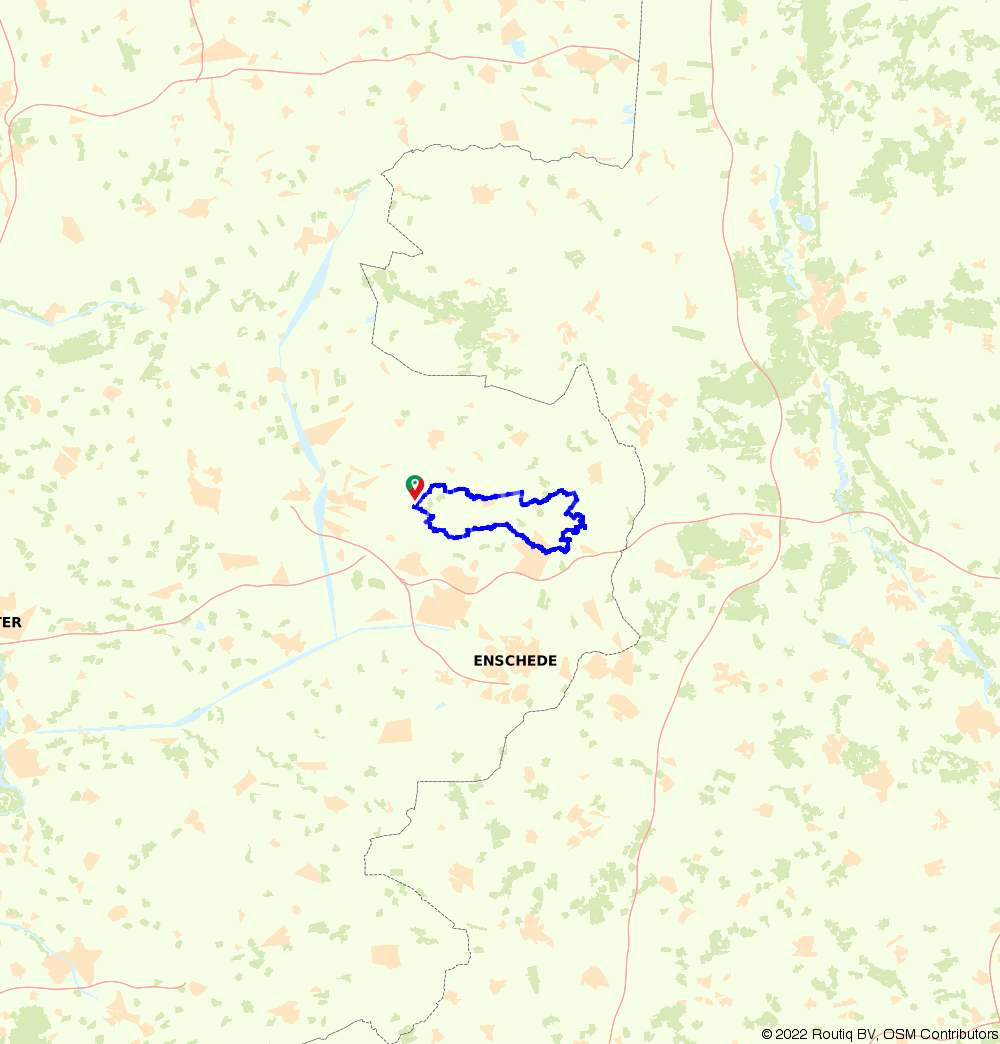Oldenzaalse stuwwal - Tubbergen - Fietsroute | Route.nl