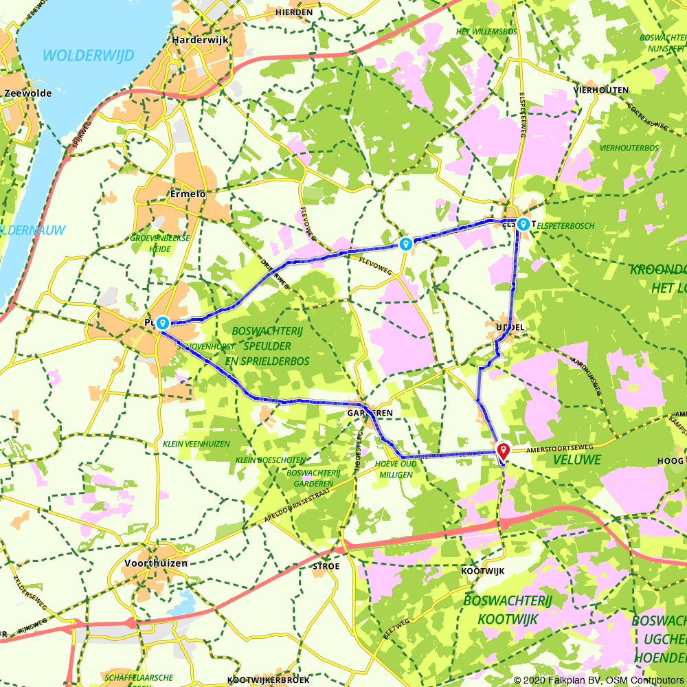 round elspeet wells - Apeldoorn - Cycling route | Route.nl