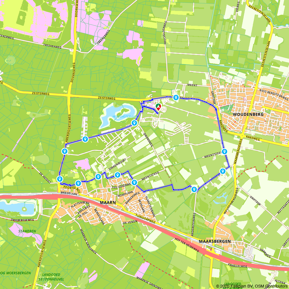 Walking along the foot of the Utrechtse Heuvelrug - Woudenberg - Hiking ...