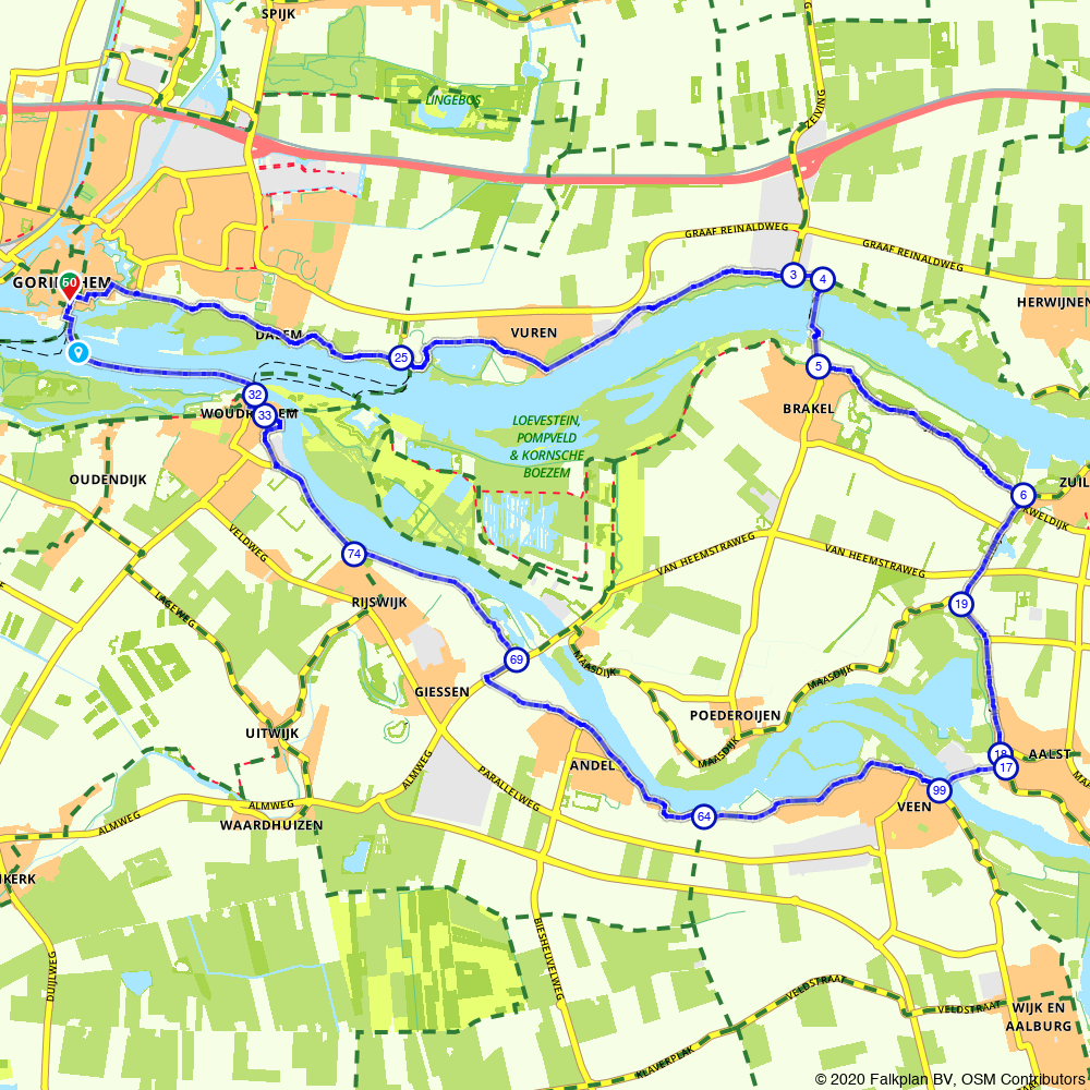 Rondje Pontje - Gorinchem - Fietsroute | Route.nl