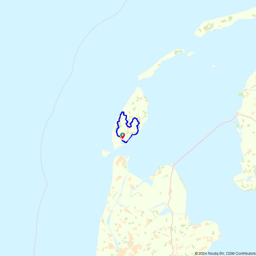Rondje Texel - Texel - Fietsroute | Route.nl