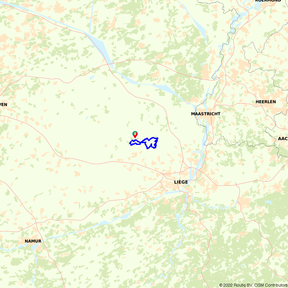 A visit to Tongeren - Heers - Cycling route | Route.nl