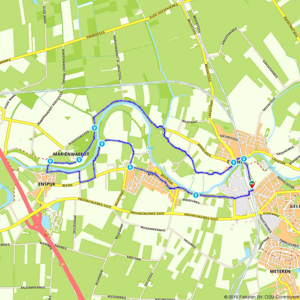 National Red Cross Flower Tour - Parcours West - West Betuwe - Hiking ...