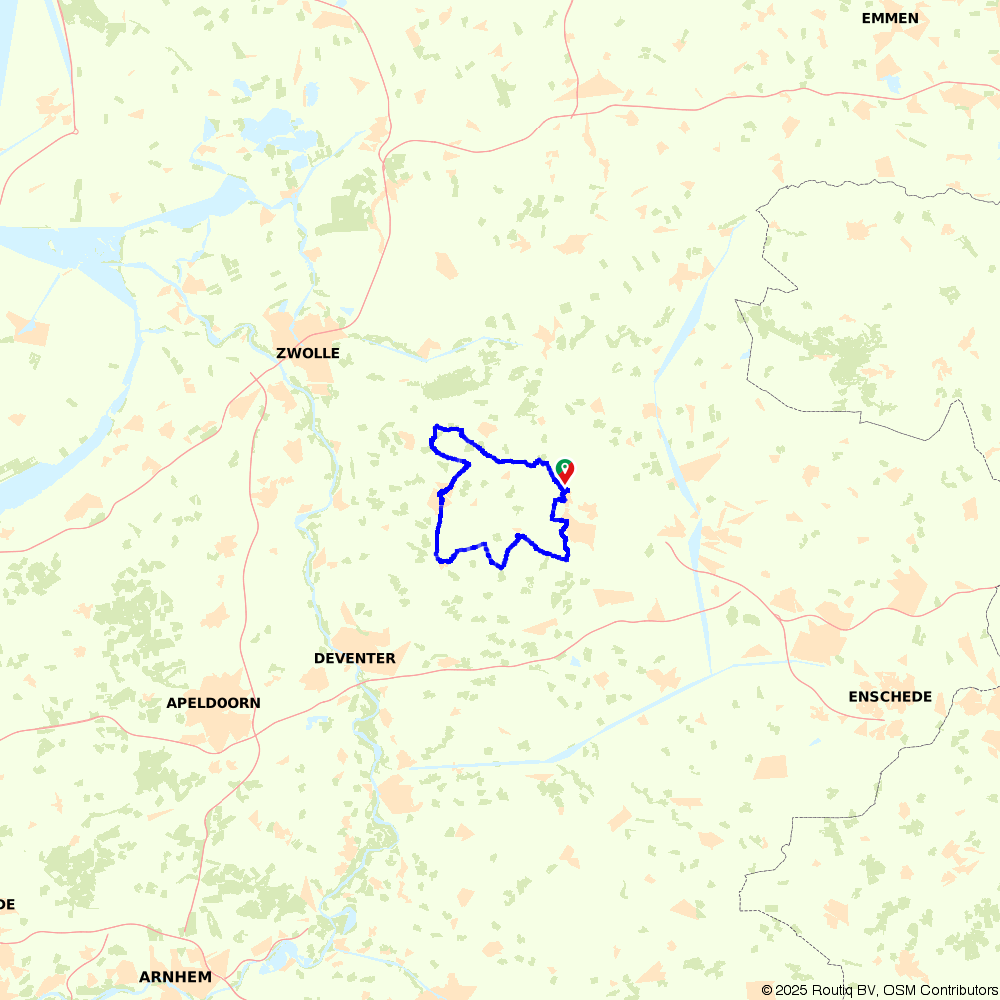 Tour of Raalte and the Salland nature - Hellendoorn - Cycling route ...