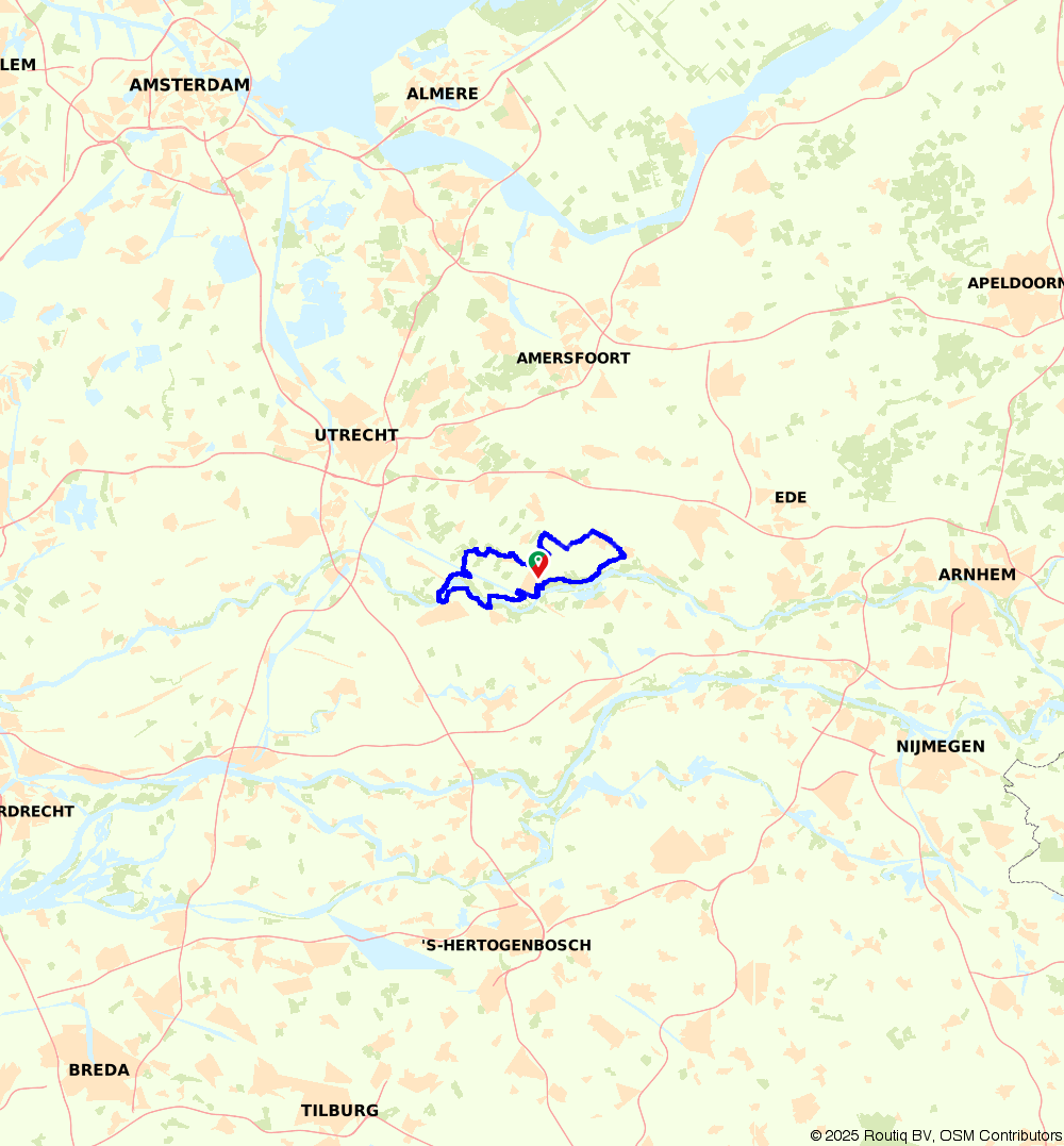 Crooked Rhine route - Wijk bij Duurstede - Cycling route | Route.nl