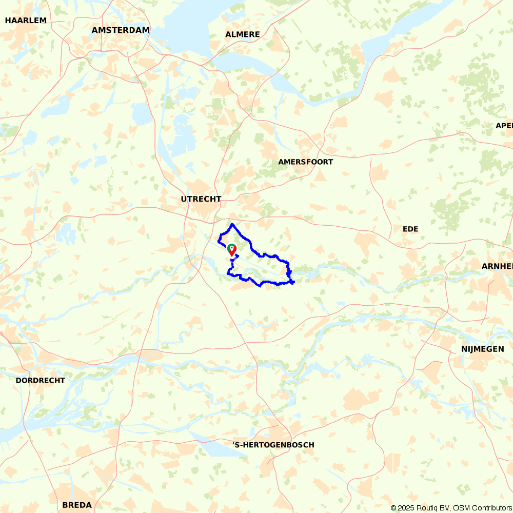 Routiq - 181323 Rivierenroute Lek en Rijn