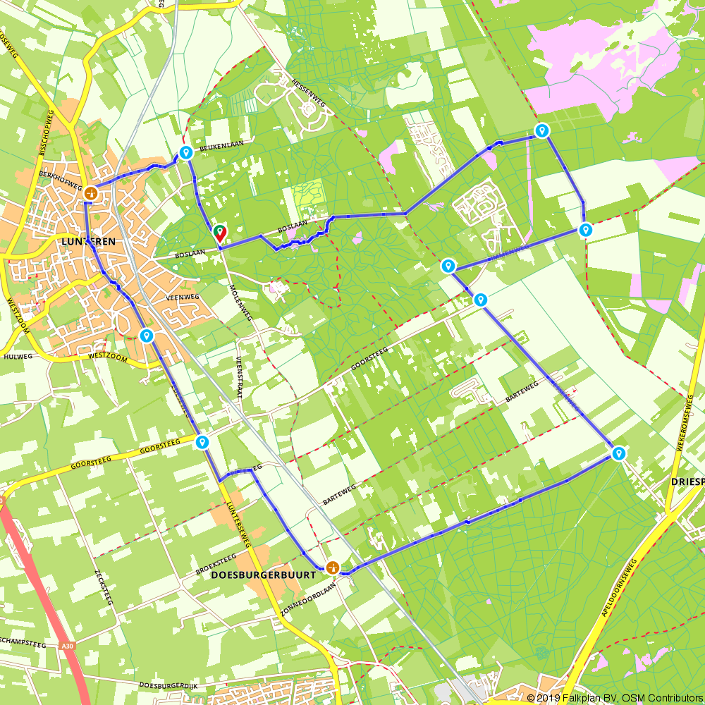 181619 Explore the nature and the center of Lunteren