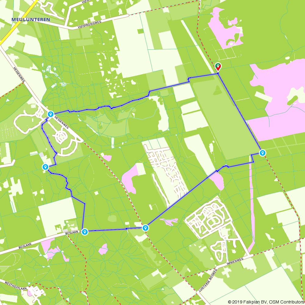 Se promener dans le Wekeromse Zand - Ede - Itinéraire de randonnée ...