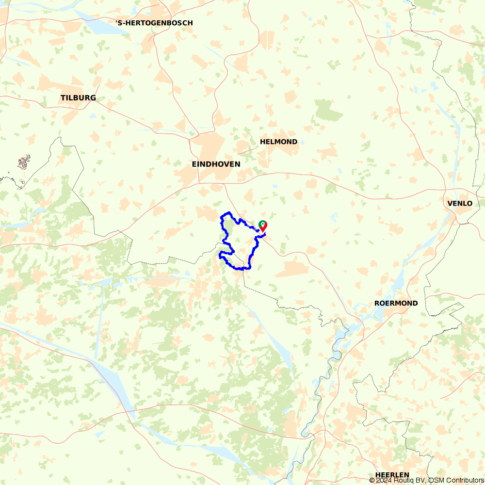 Tour of Leenderbos from Maarheeze - Cranendonck - Cycling route | Route.nl