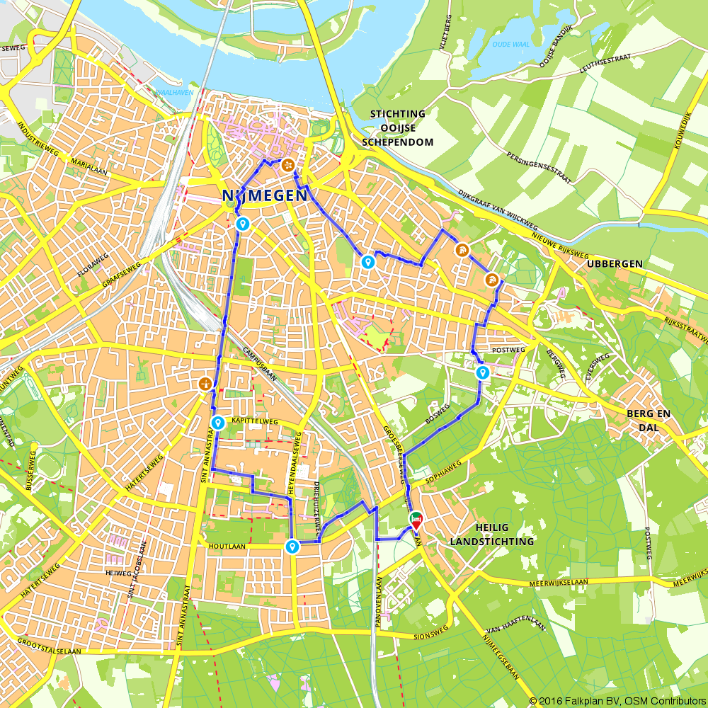 181766 Door de mooie stad Nijmegen