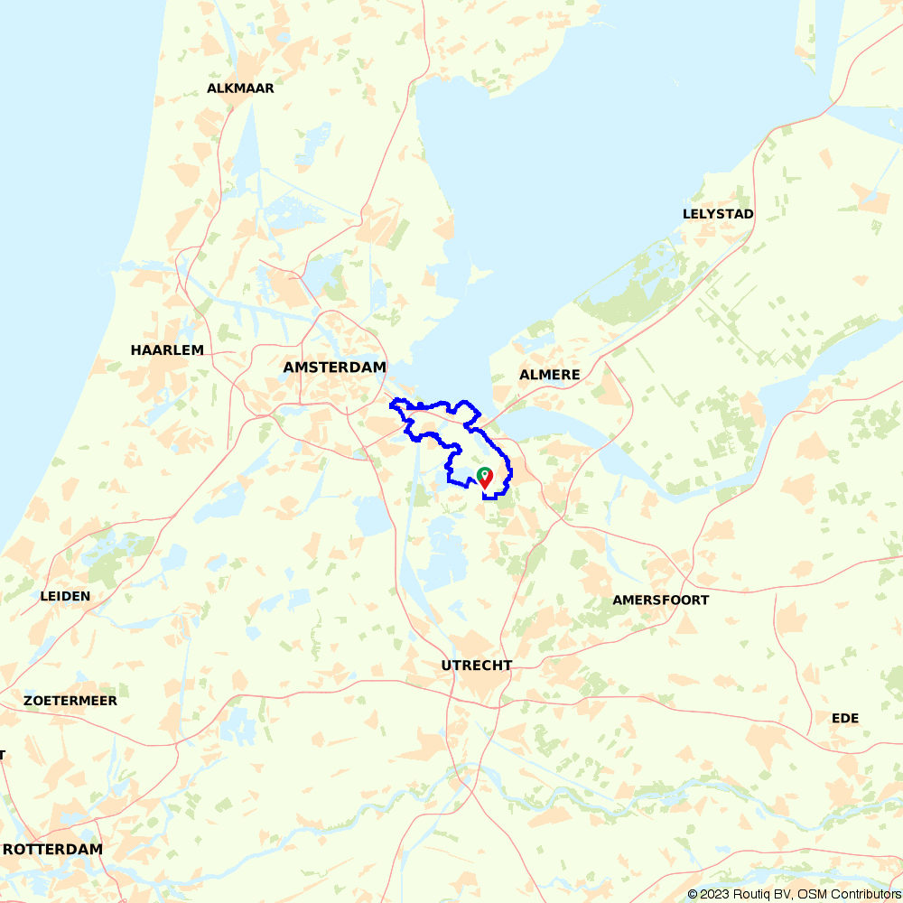 Tour of Bussum, Muiden and Weesp - Wijdemeren - Cycling route | Route.nl