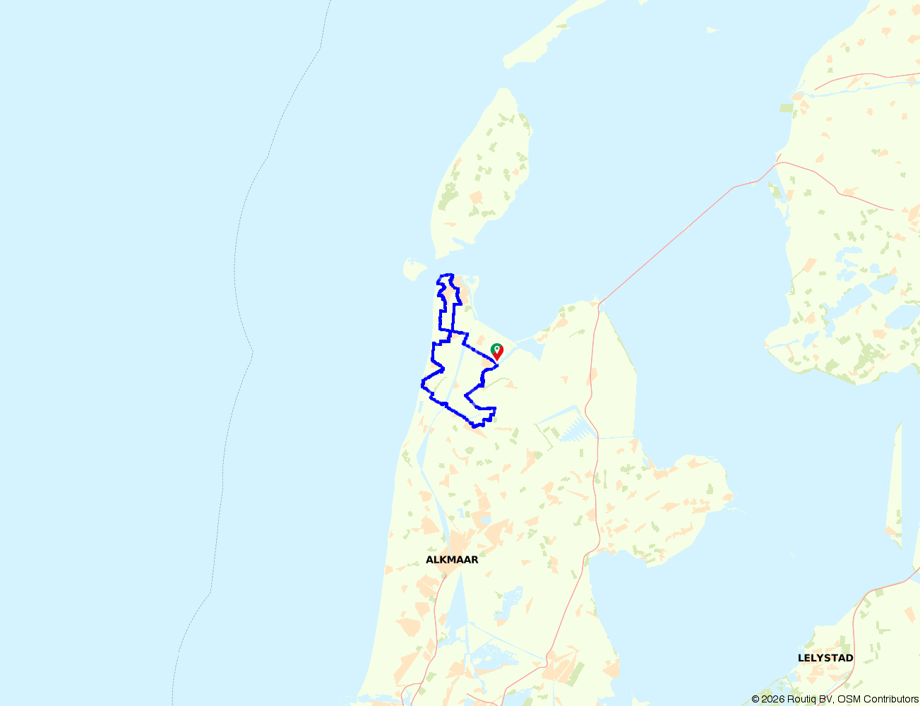North Holland, enjoy to the fullest. - Anna Paulowna - Cycling route ...
