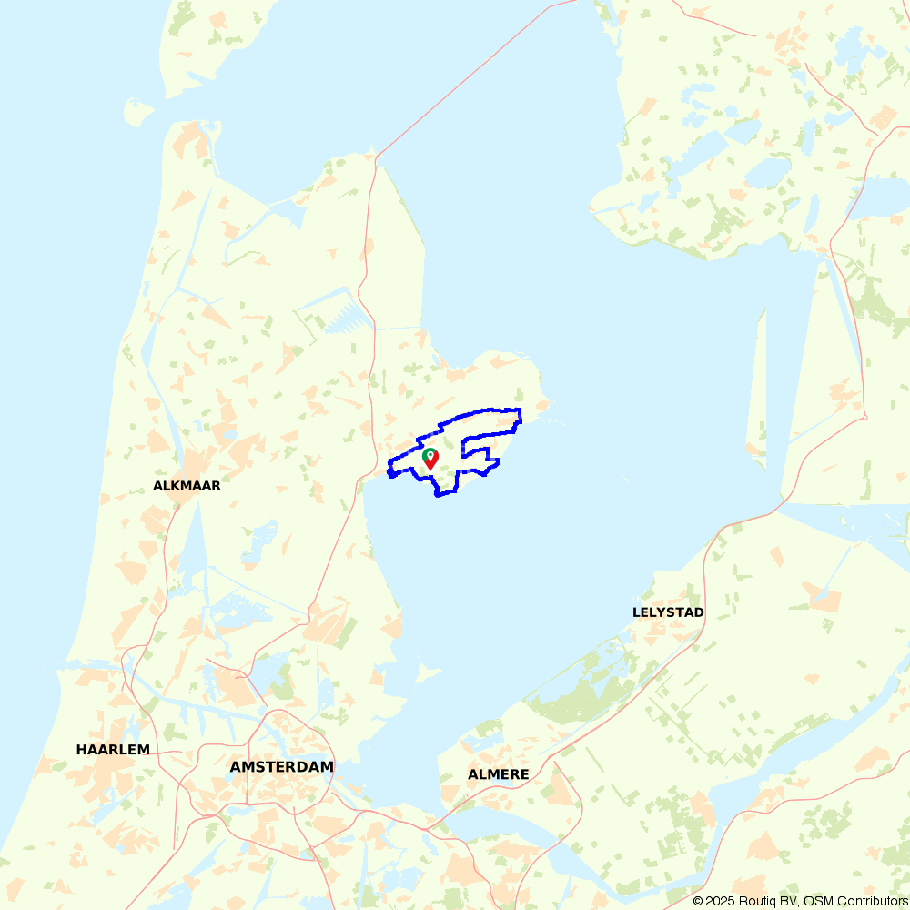 183123 Cycling along the beautiful Markermeer