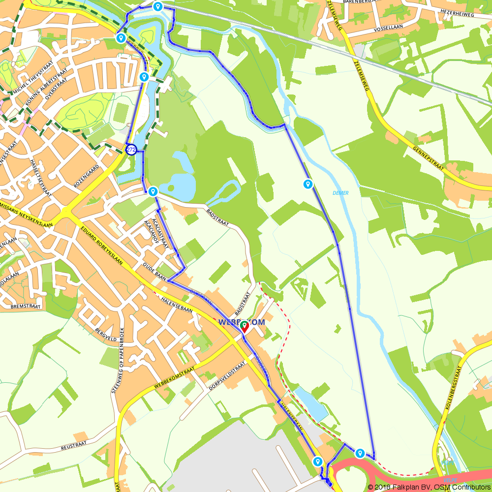 Tour of Diest - Diest - Hiking route | Route.nl