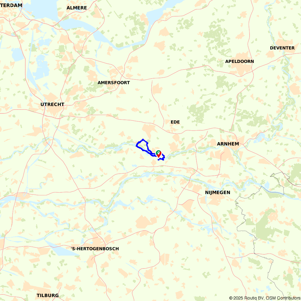 The banks of the Lower Rhine - Neder-Betuwe - Cycling route | Route.nl