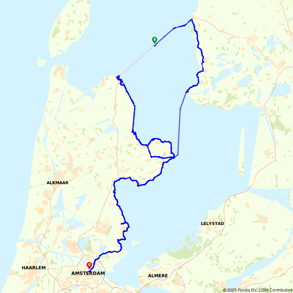 Afsluitdijk - Amsterdam: 'The Evacuee' - Súdwest-Fryslân - Cycling ...