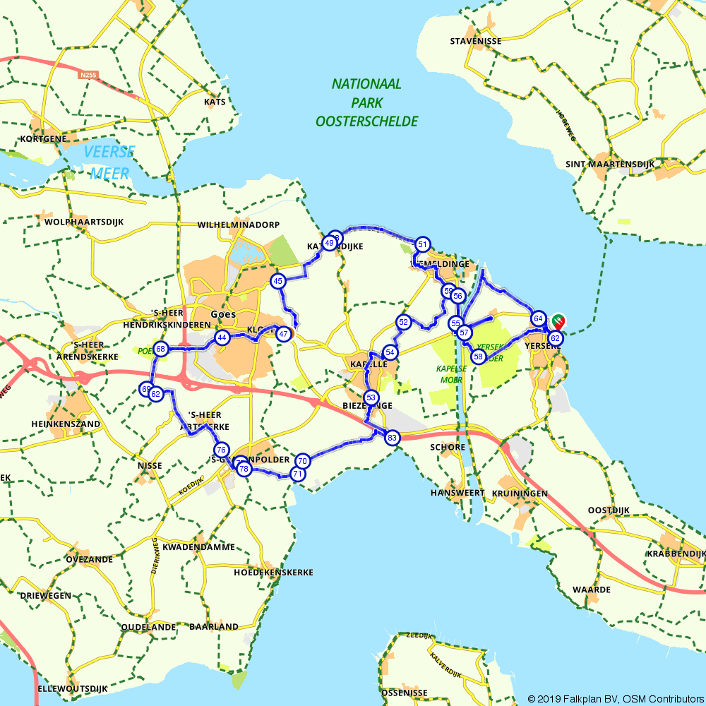 186474 Discover the surroundings of Yerseke and Kapelle