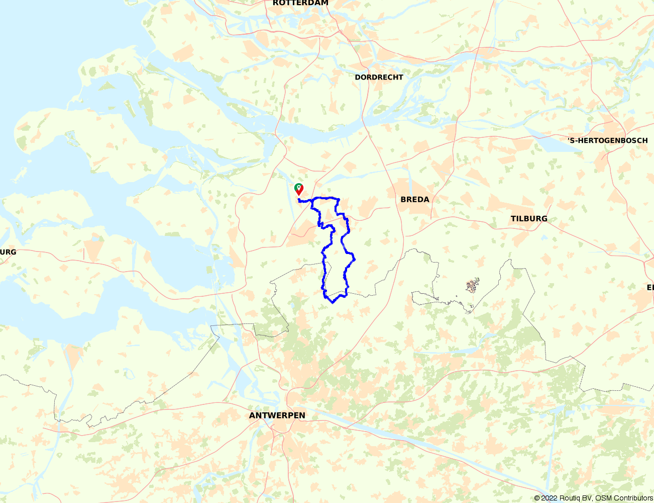From Rucphen to Halderberge - Halderberge - Cycling route | Route.nl