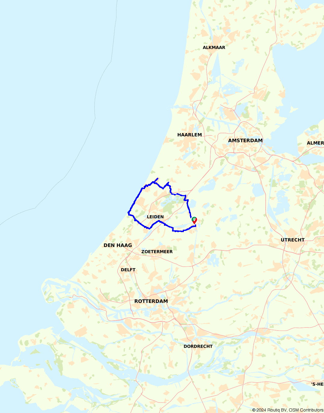 Pieter and Daan - Alphen aan den Rijn - Cycling route | Route.nl