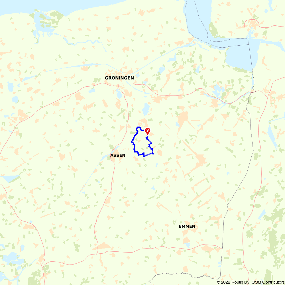Rondje Anloo - Aa en Hunze - Fietsroute | Route.nl