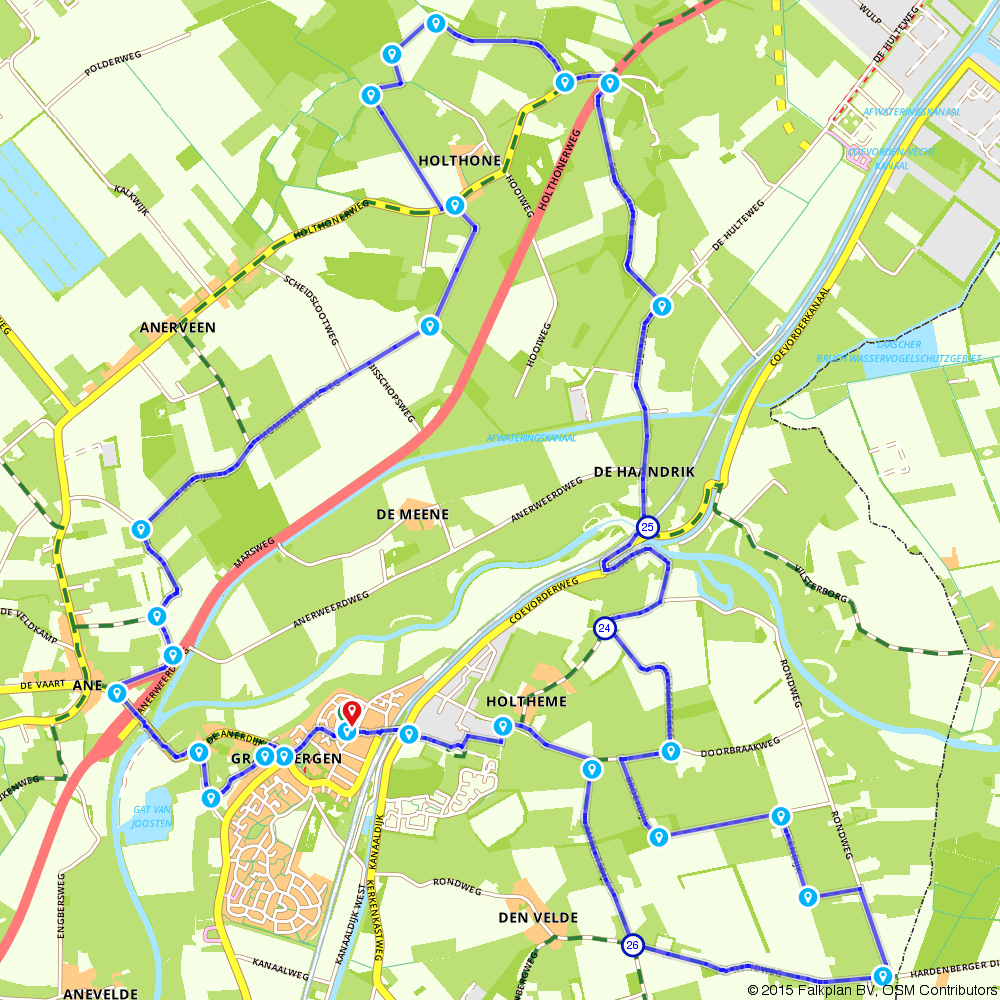 Routiq - 190237 Route through Hardenberg