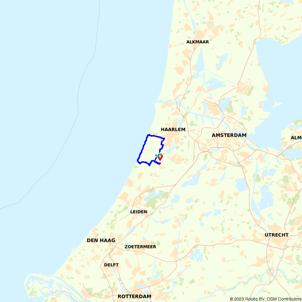 hillegom - Hillegom - Cycling route | Route.nl