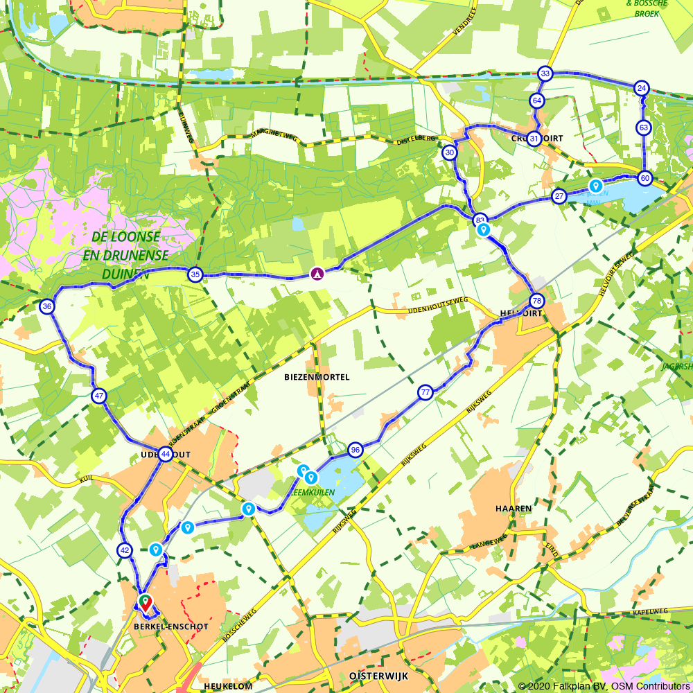 Berkel-Enschot, iron man, Cromvoirt, Drunen dunes, Udenhout - Tilburg ...