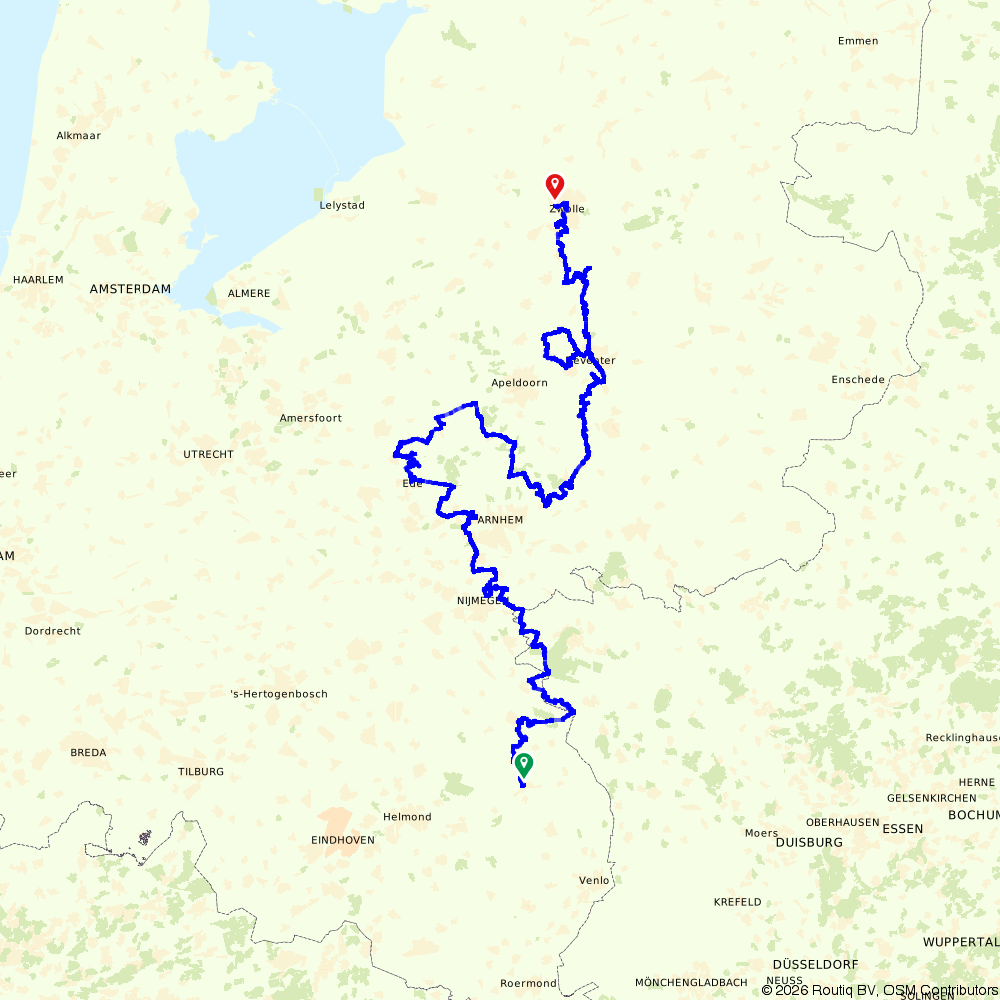 external Eva route - Venray - Cycling route | Route.nl
