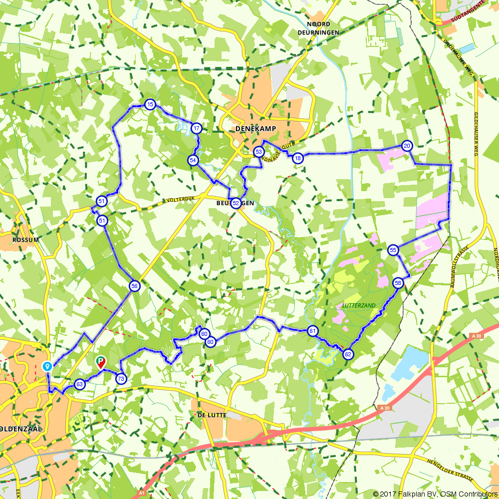 Lutterzandroute - Losser - Fietsroute | Route.nl