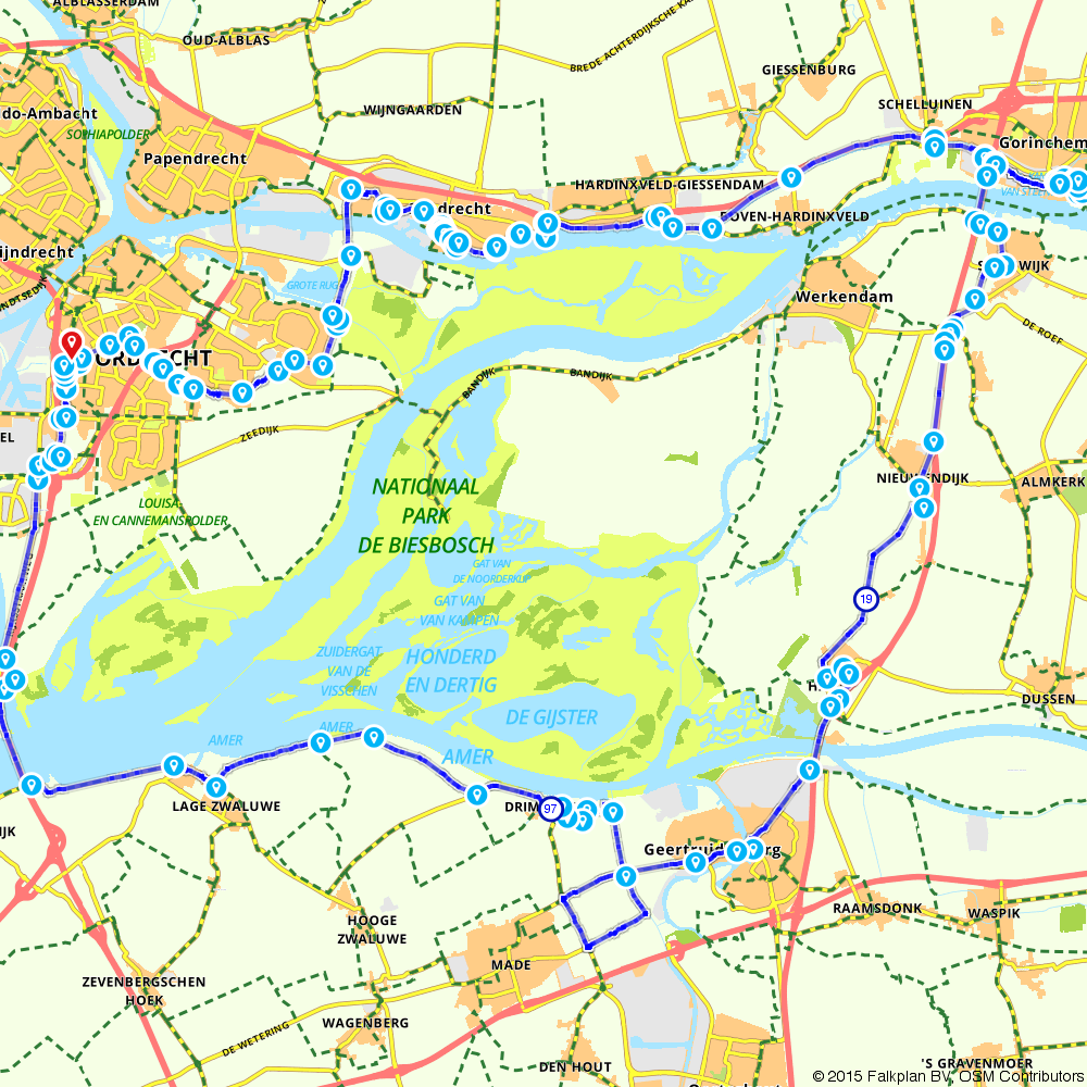 194960 Tour of Gorinchem-Dordrecht over Brabant