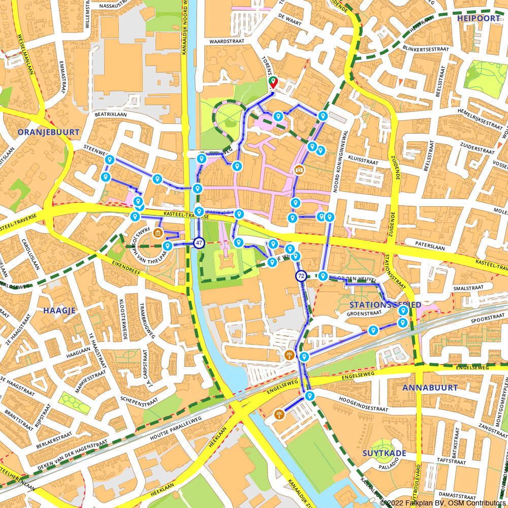 City walk Helmond - Helmond - Hiking route | Route.nl