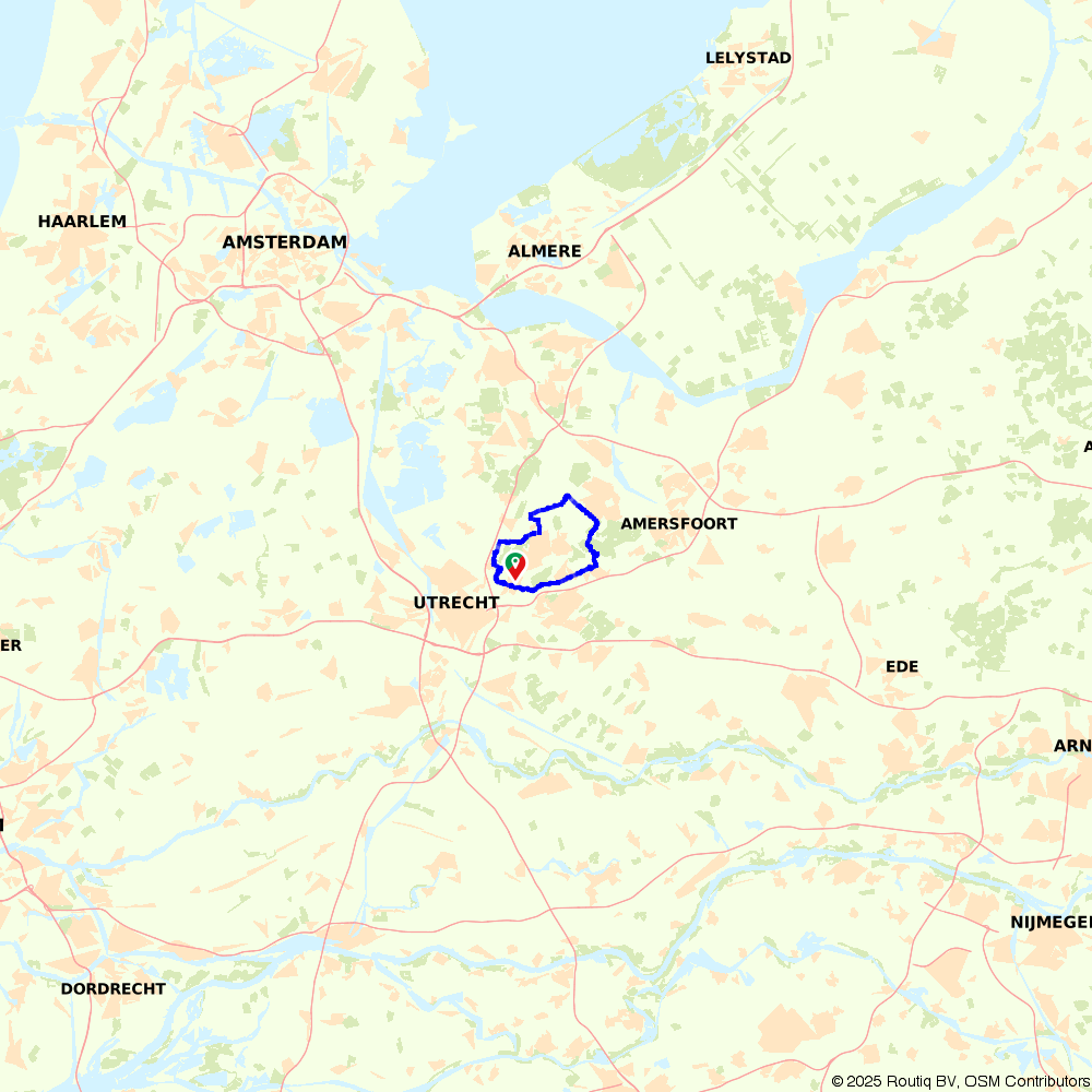 around Bilthoven - De Bilt - Cycling route | Route.nl