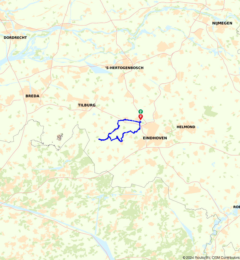 to the Buck Rider - Best - Cycling route | Route.nl
