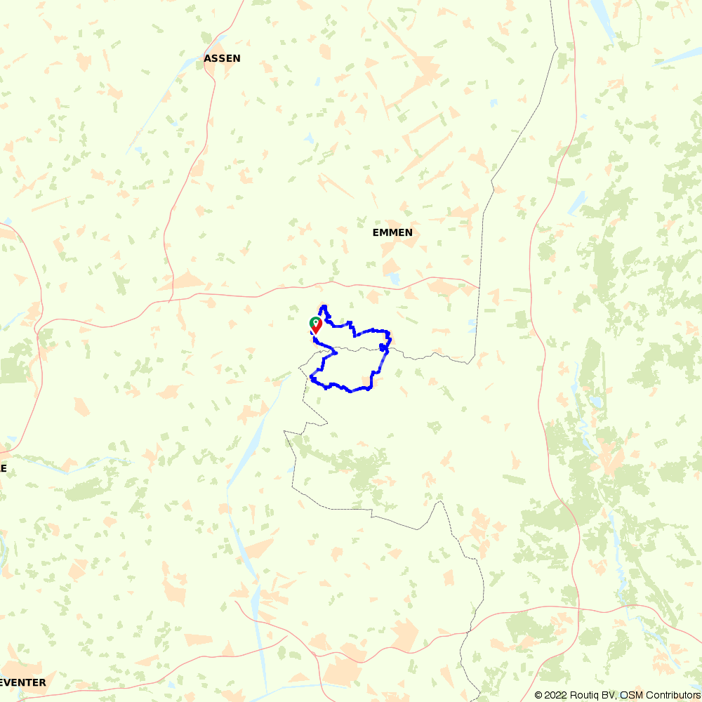 Emmelkamp route - Coevorden - Cycling route | Route.nl