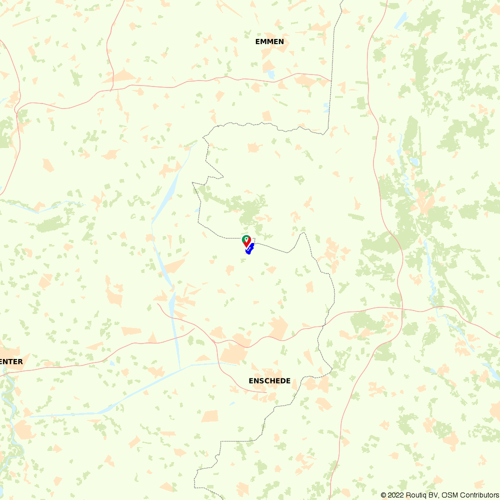 Rondje Mosbeek en Hezinger es vanuit Vasse - Tubbergen - Wandelroute ...