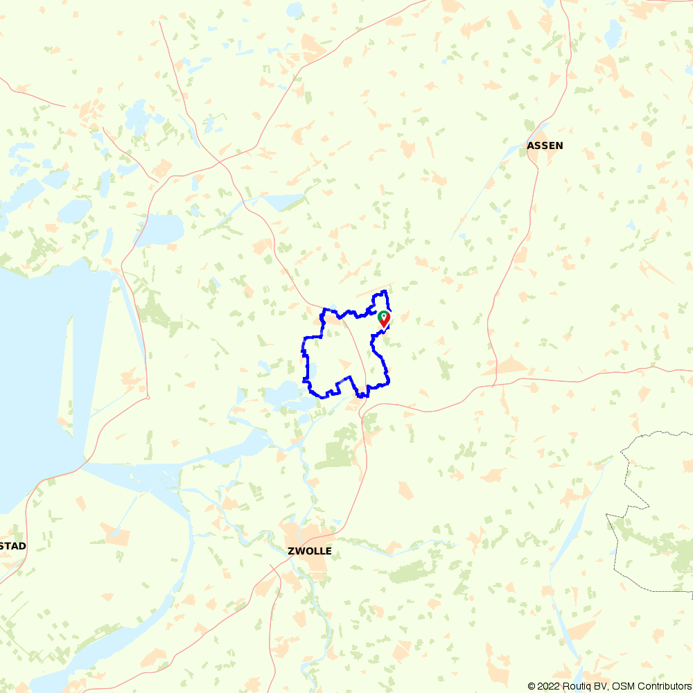 Round Westerveld - Westerveld - Cycling route | Route.nl