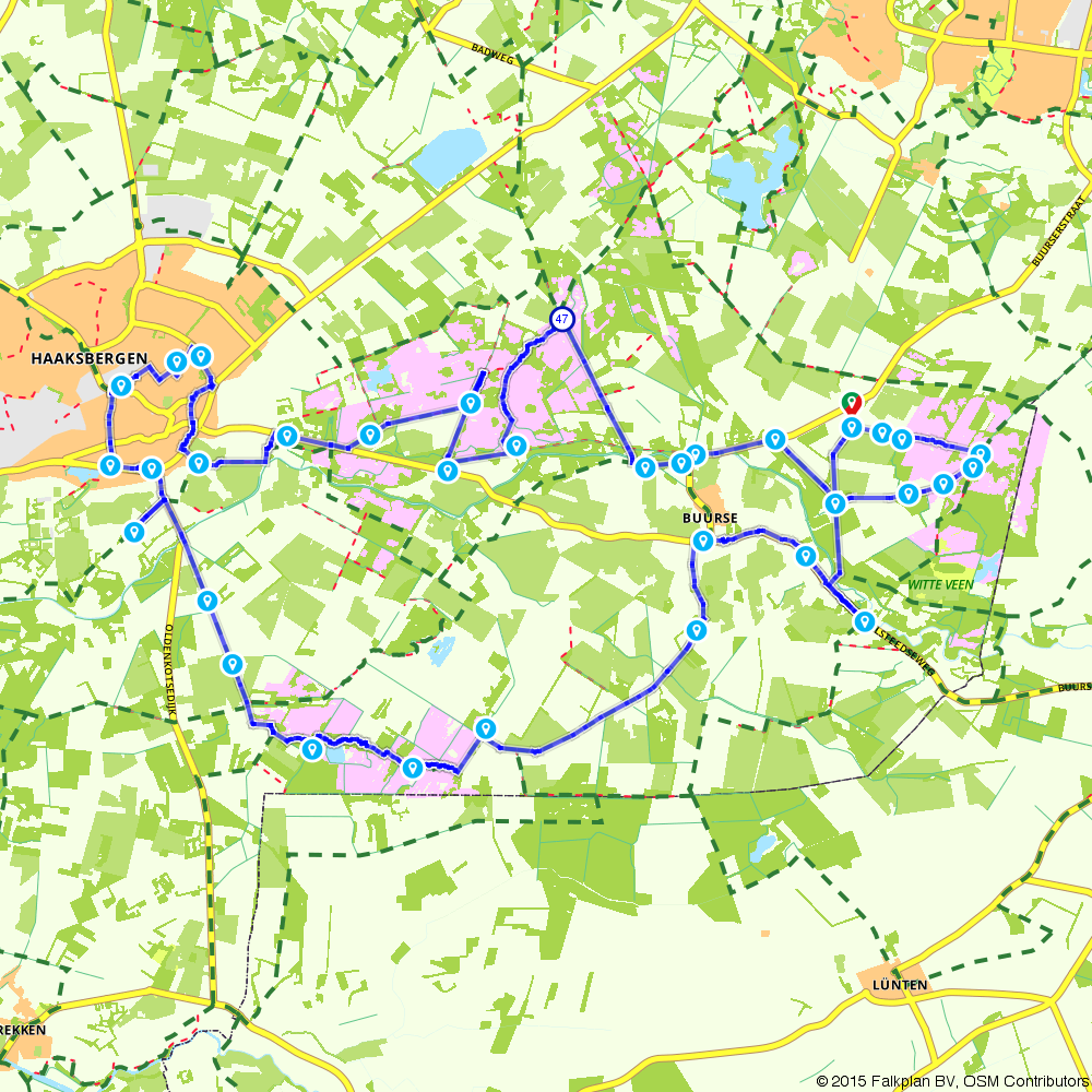 Rondje Haaksbergen - Haaksbergen - Fietsroute | Route.nl
