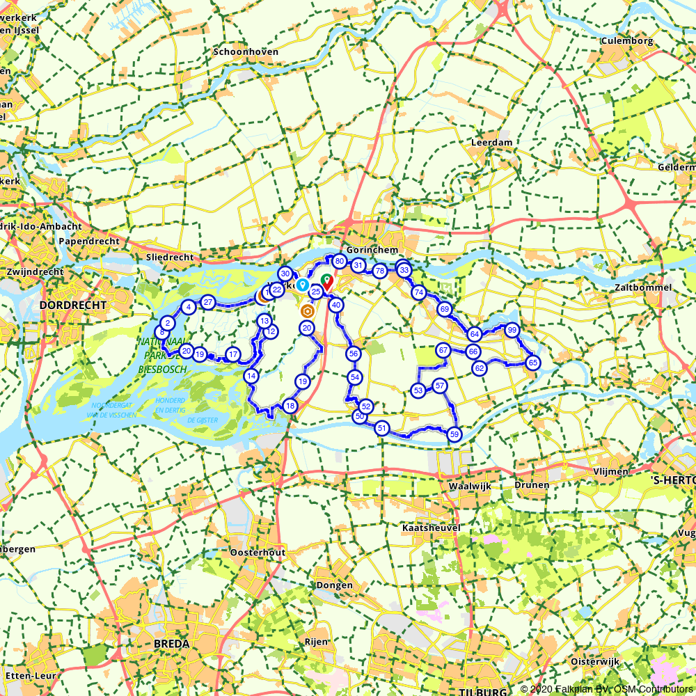 Biesbosch bicycle line (Off the paths, into the fields of ...