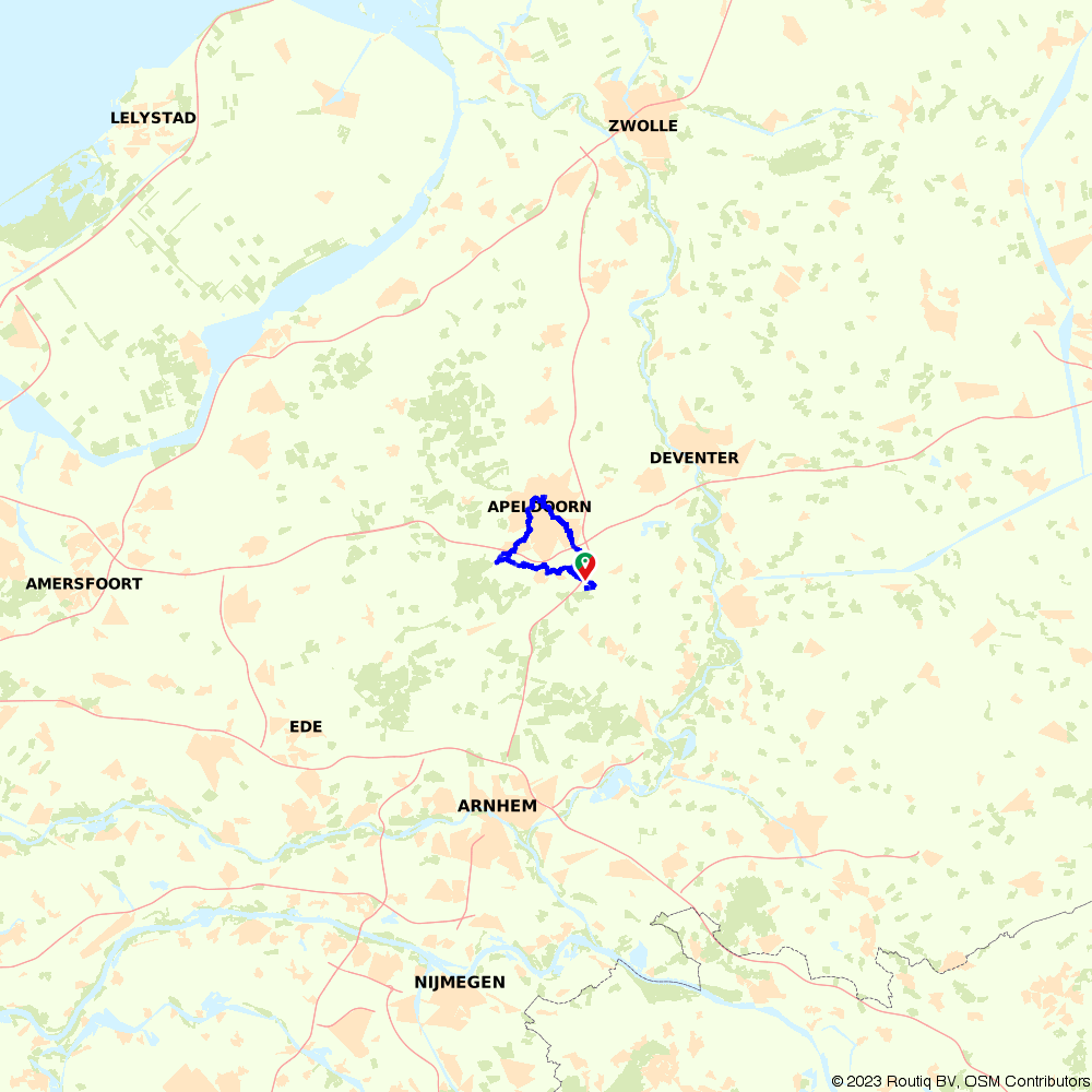 Tour of Lieren, Apeldoorn and Beekbergerwoud - Apeldoorn - Cycling ...