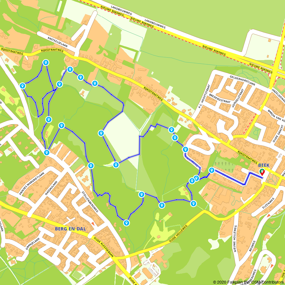 2050476 Circular walk through the forest at Beek and Ubbergen