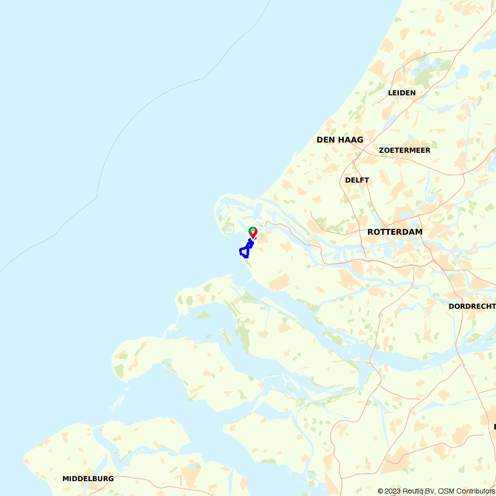 Hellevoetsluis - Westvoorne - Hiking route | Route.nl