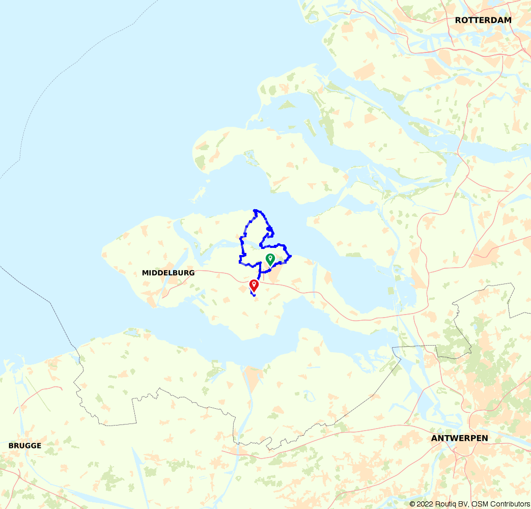Tour of Goes Colijnsplaat - Goes - Cycling route | Route.nl