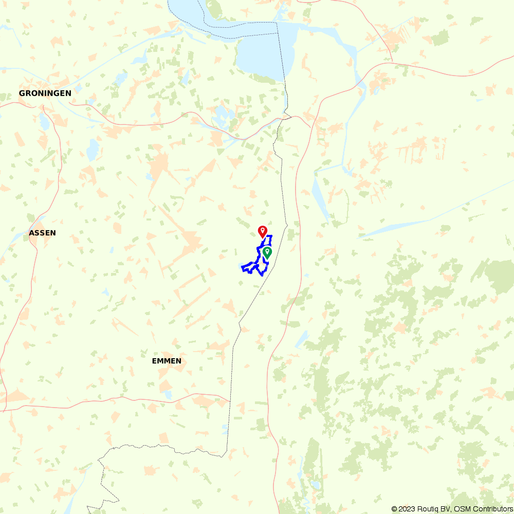 Selling west - Westerwolde - Cycling route | Route.nl