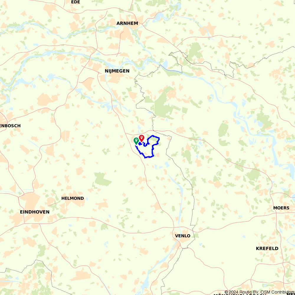The Ferry Route - Boxmeer - Cycling route | Route.nl