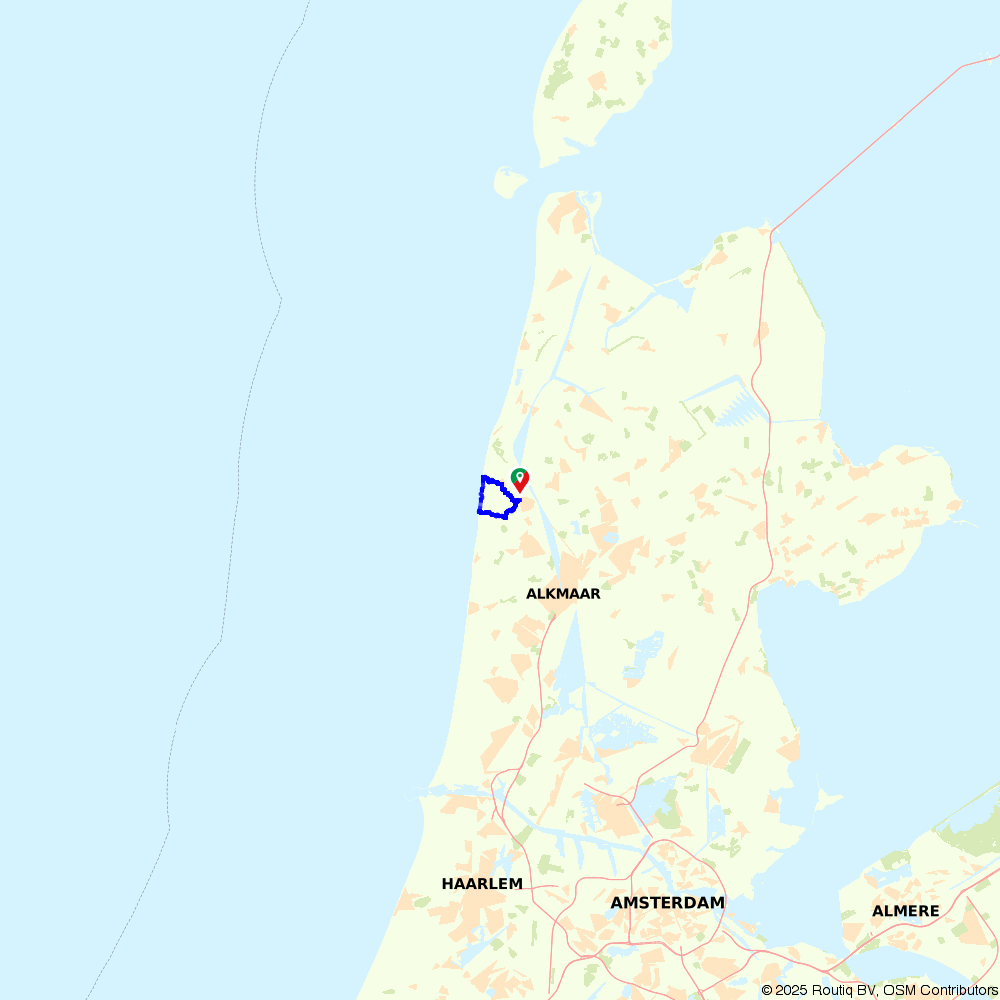 Schoorl route - Bergen (NH) - Hiking route | Route.nl