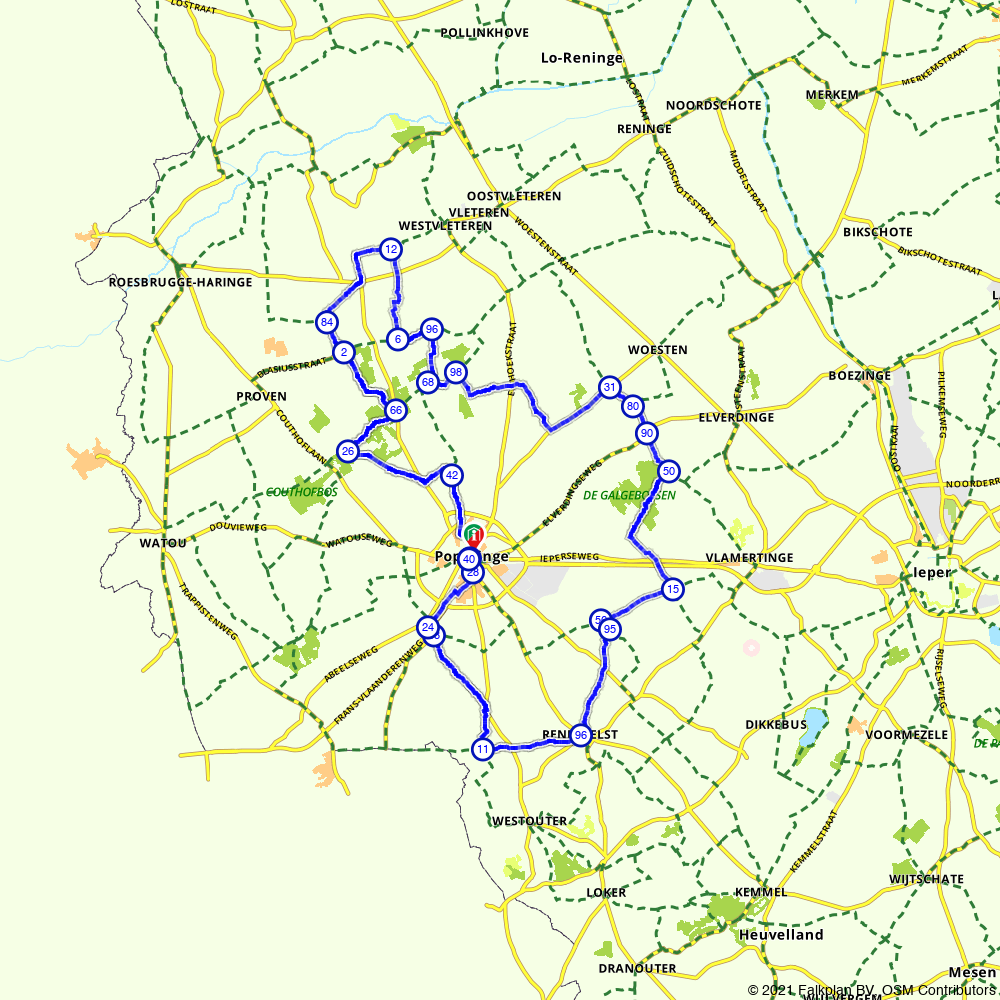 Bierroute Poperinge: Trappistenabdij Westvleteren - Poperinge ...