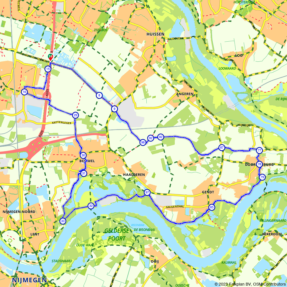 Fietsen langs de Linge en Waal - Overbetuwe - Fietsroute | Route.nl