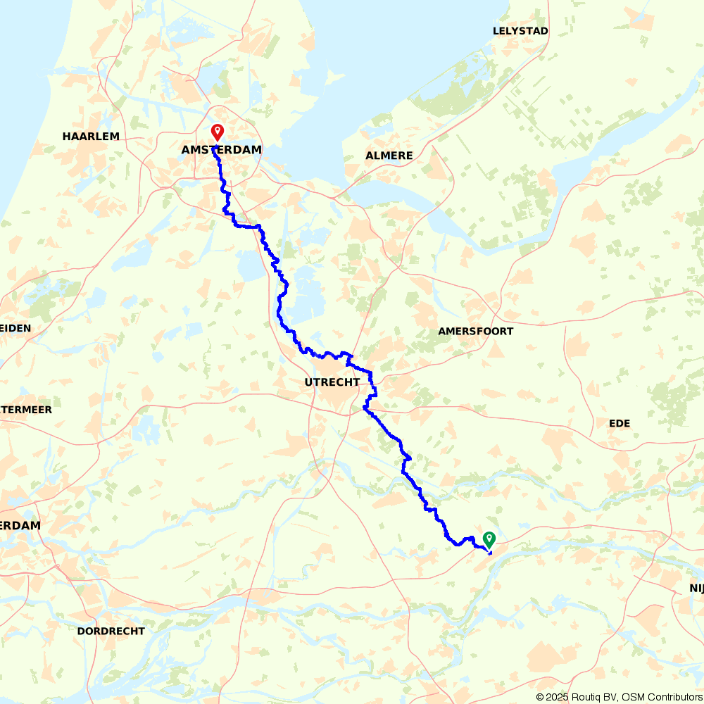 213093 From Tiel to Amsterdam