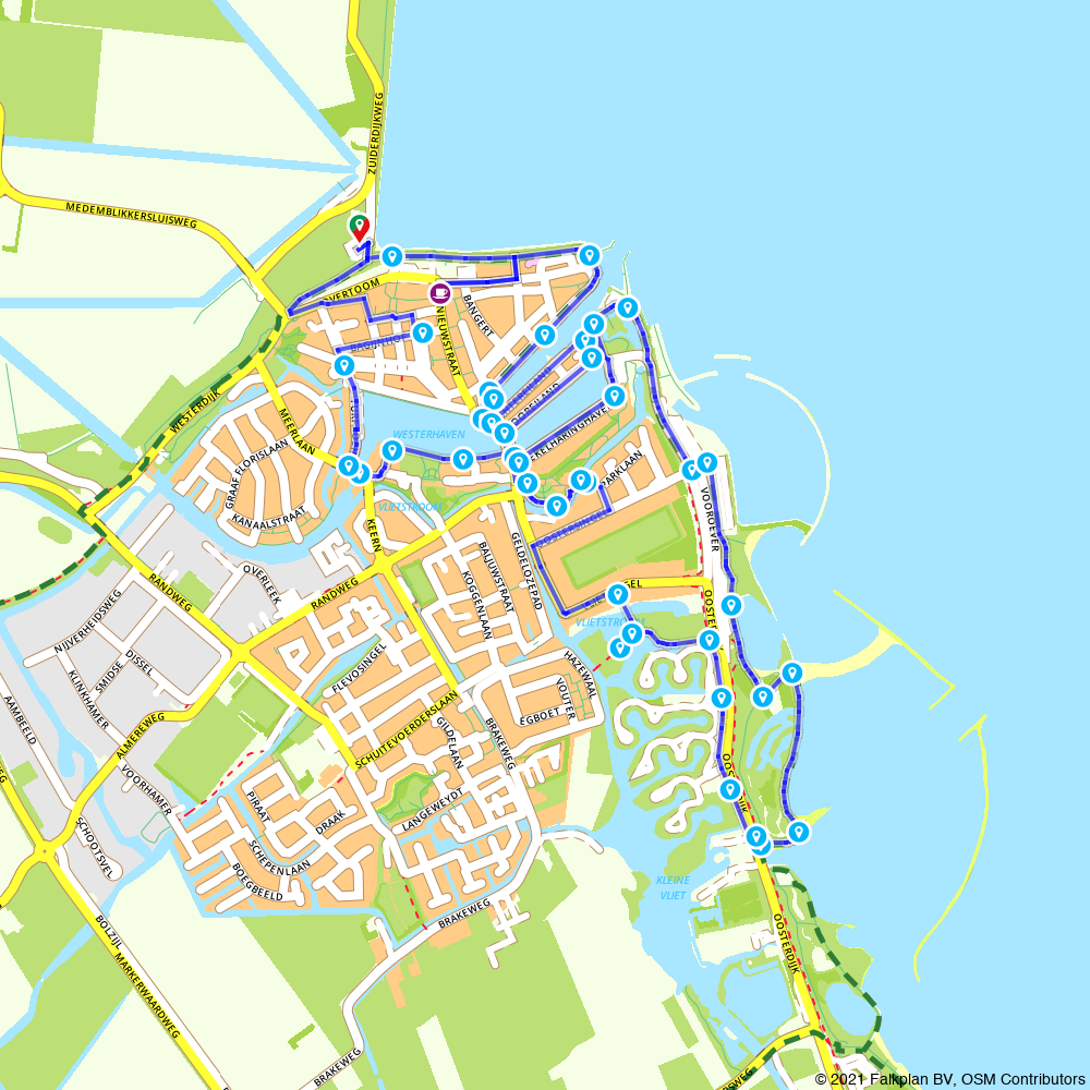 Round Medemblik - Medemblik - Hiking route | Route.nl