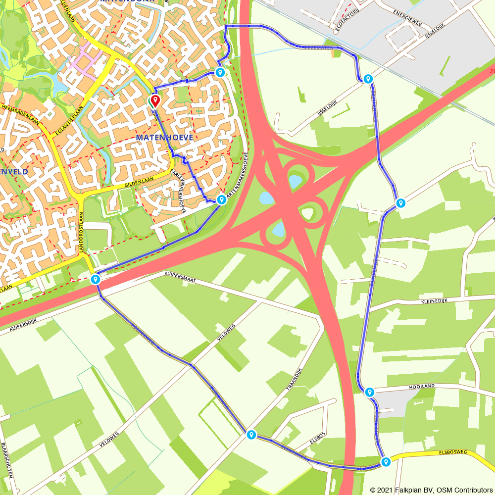 2131219 Route under A50